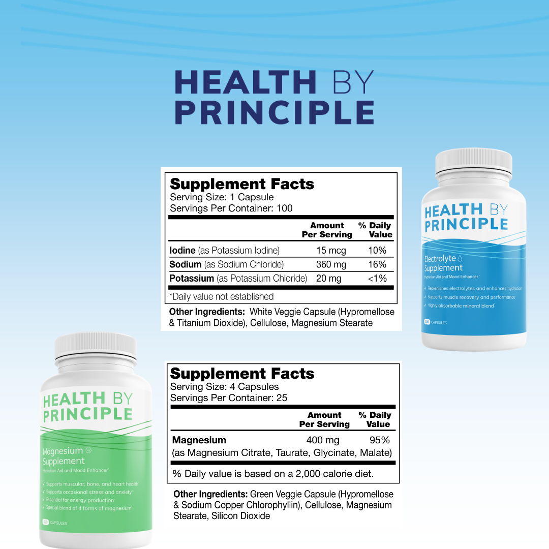 Electrolyte and Magnesium Combo Pack - Health By Principle