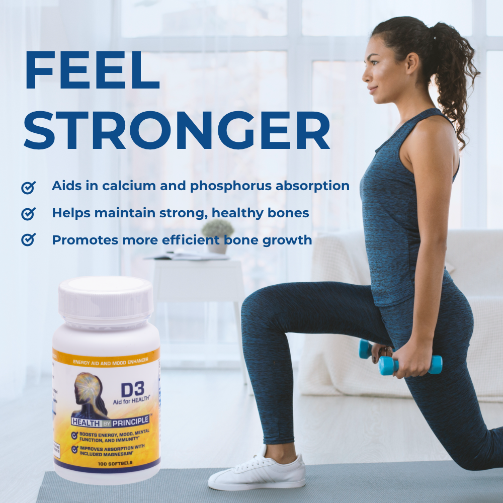 NEW Complete Vitamin D3 Supplement - Health By Principle