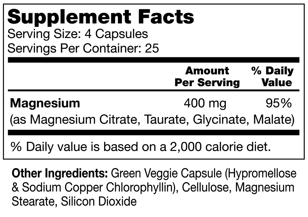 Case of 12 Complete Magnesium Supplements - Health By Principle